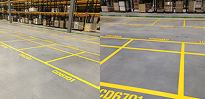 Warehouse Floor Line Marking Case Study